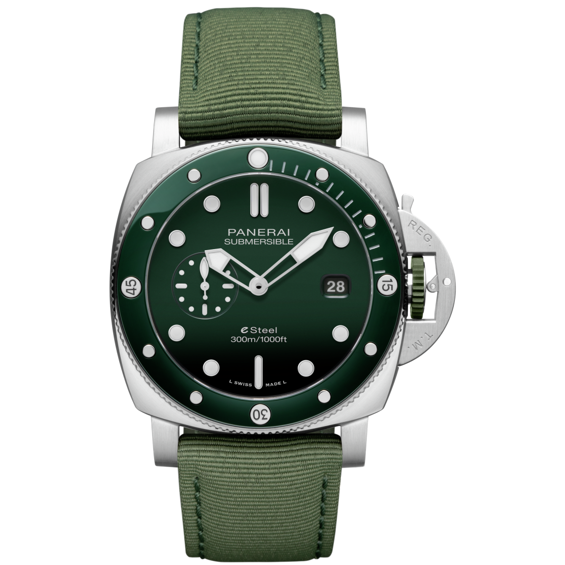 Panerai Submersible QuarantaQuattro ESteel™ Verde Smeraldo PAM01287 ...