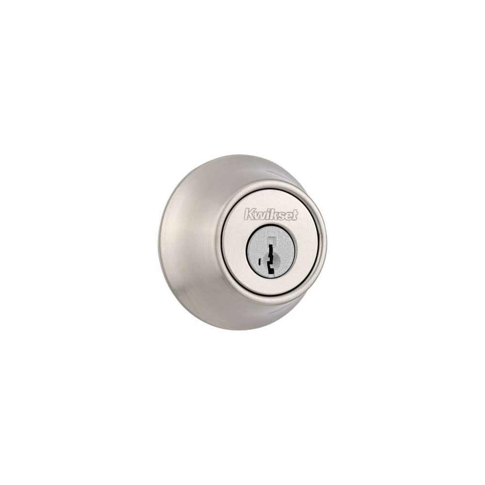 Kwikset SmartKey Door Deadbolt Satin Nickel Single Cylinder - Lanyyshop