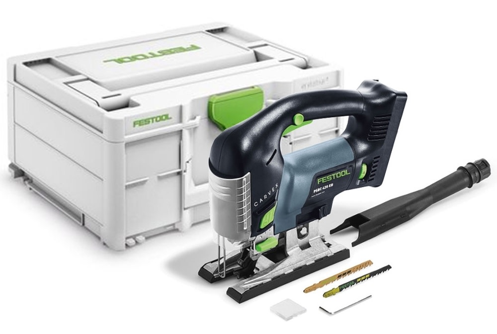 Cordless Jigsaw Festool Cordless Carvex Jigsaw PSBC 420 EB BASIC With ...