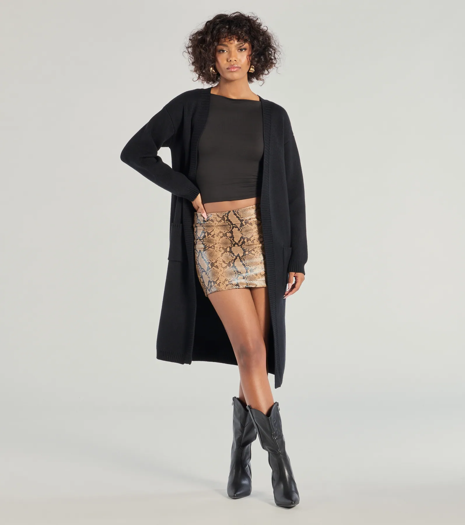 Cozy Staple Long Knit Duster Cardigan - HomeshopUs